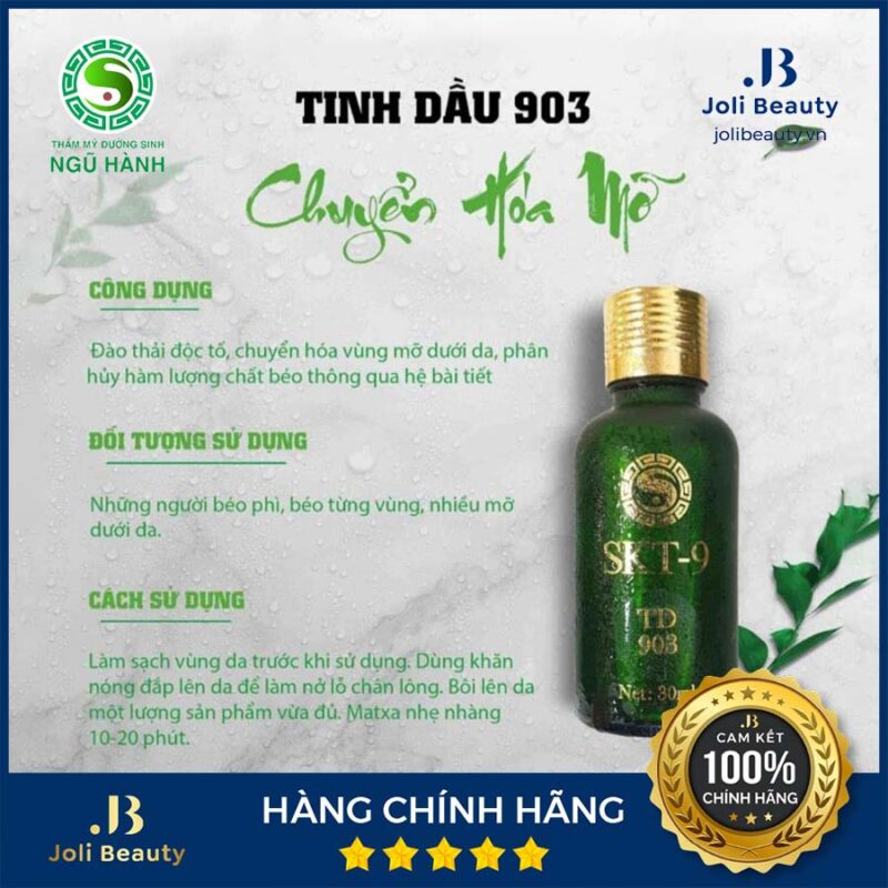 Bộ tinh dầu chuyên biệt SKT-9 chính hãng - Joli Beauty